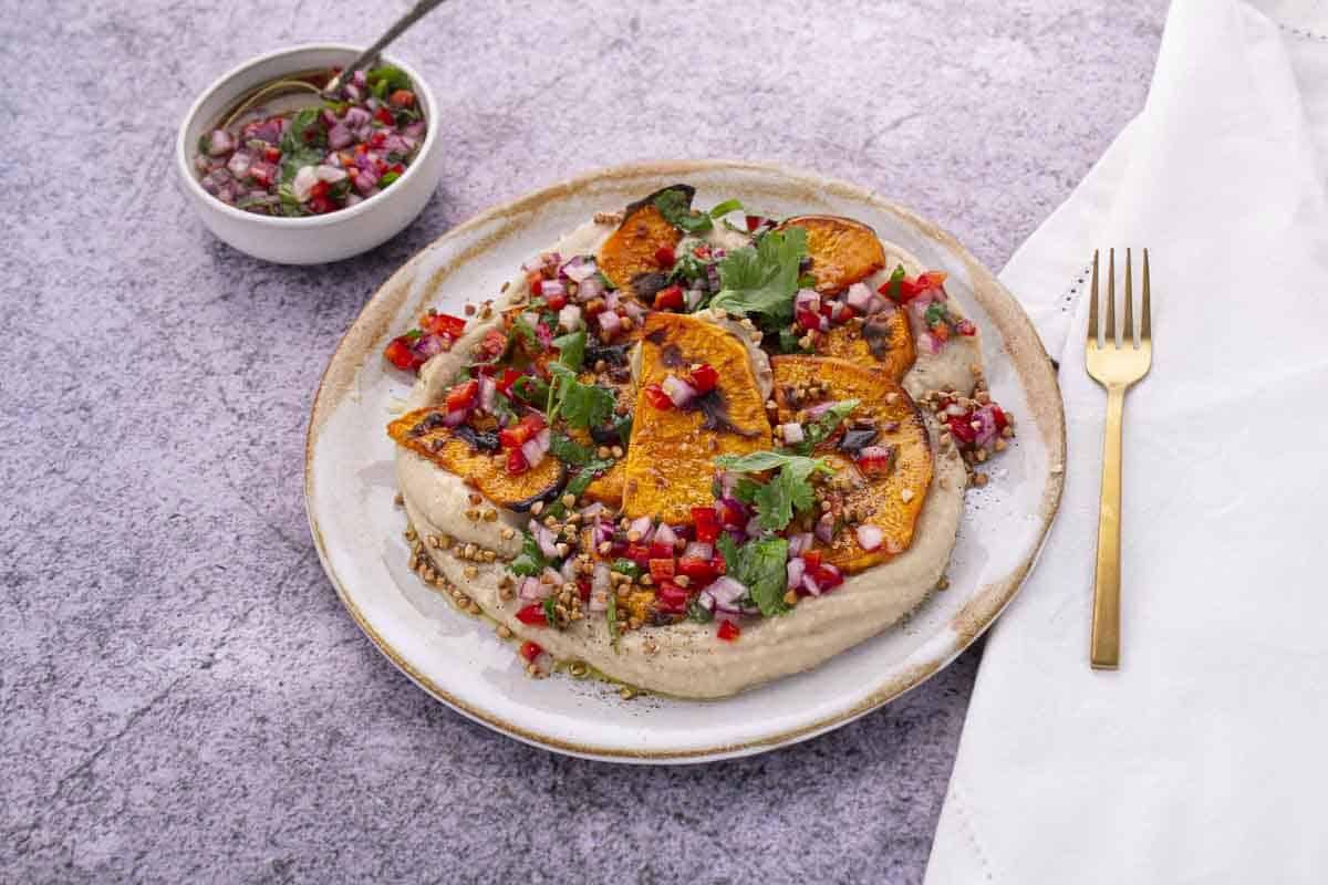 Patate Douce Rôtie & Sauce Fraîche - Recette - Les Commis