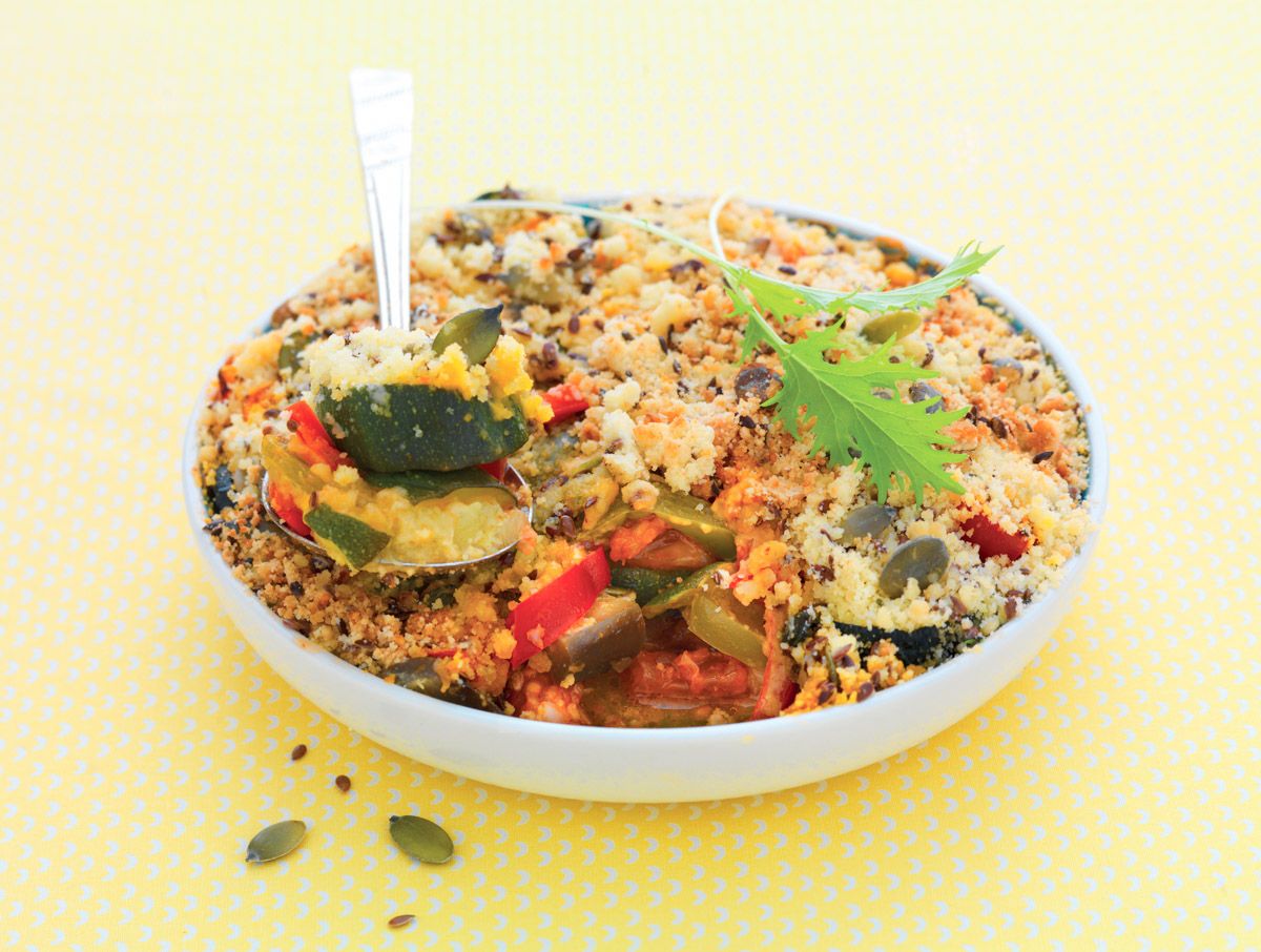 Crumble aux Légumes du Soleil - Recette - Les Commis