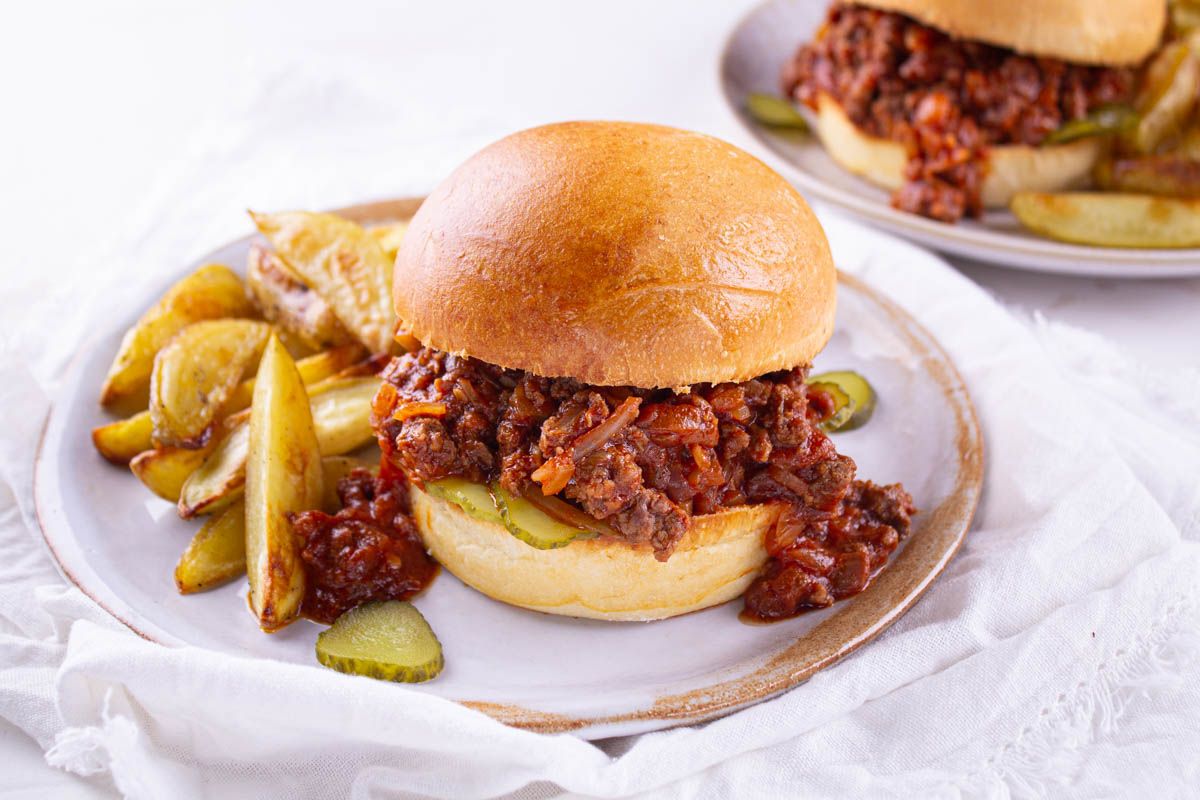 Sloppy Joe Américain & Frites Maison - Recette - Les Commis