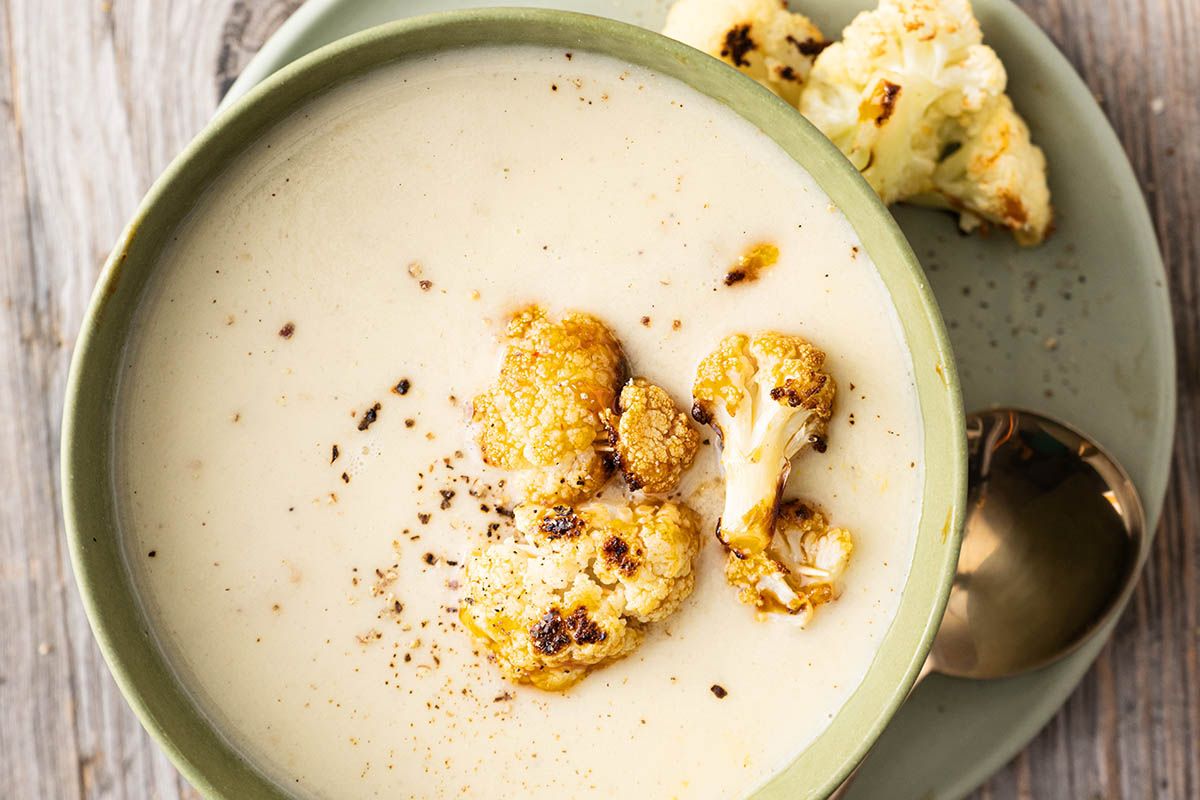 Crème de Tige et Fleurettes de Chou-Fleur - Recette - Les Commis