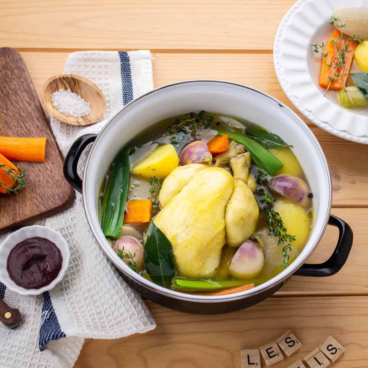 Mini Poule au Pot des Commis - Recette - Les Commis