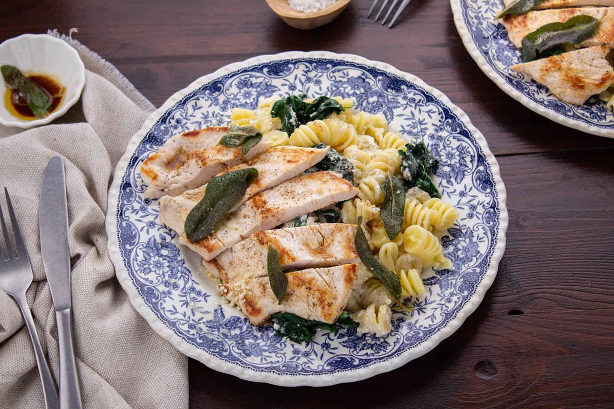 Escalope de Dinde au Beurre de Sauge - Recette - Les Commis