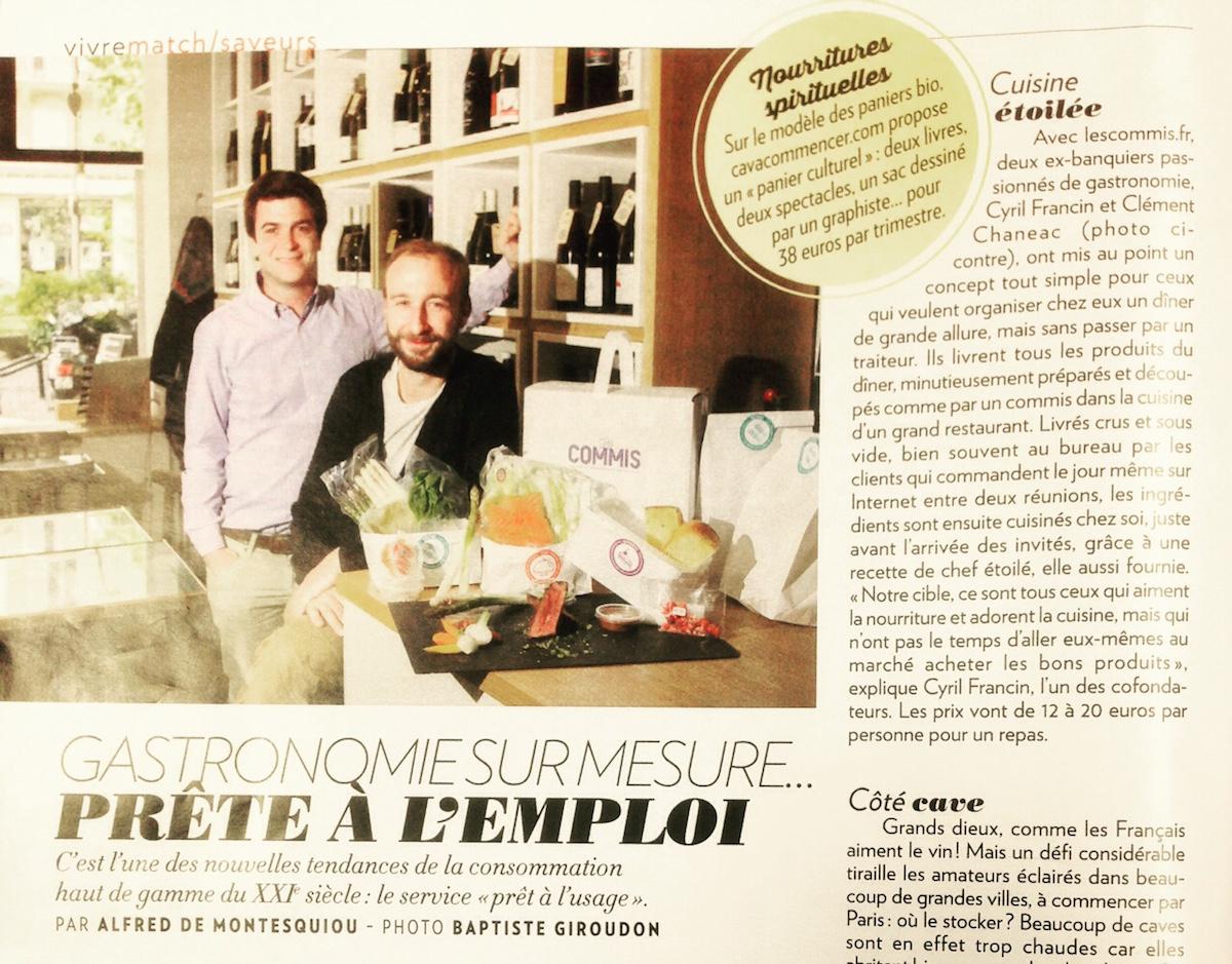 LES COMMIS DANS PARIS MATCH ! - Le Blog - Les Commis